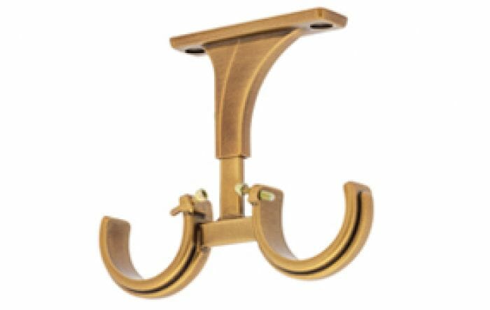 Decorative Ceiling Double Bracket - Designer Metals™ Collection