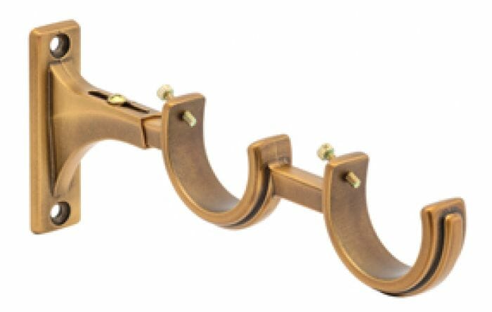 Decorative Wall Double Bracket - Designer Metals™ Collection