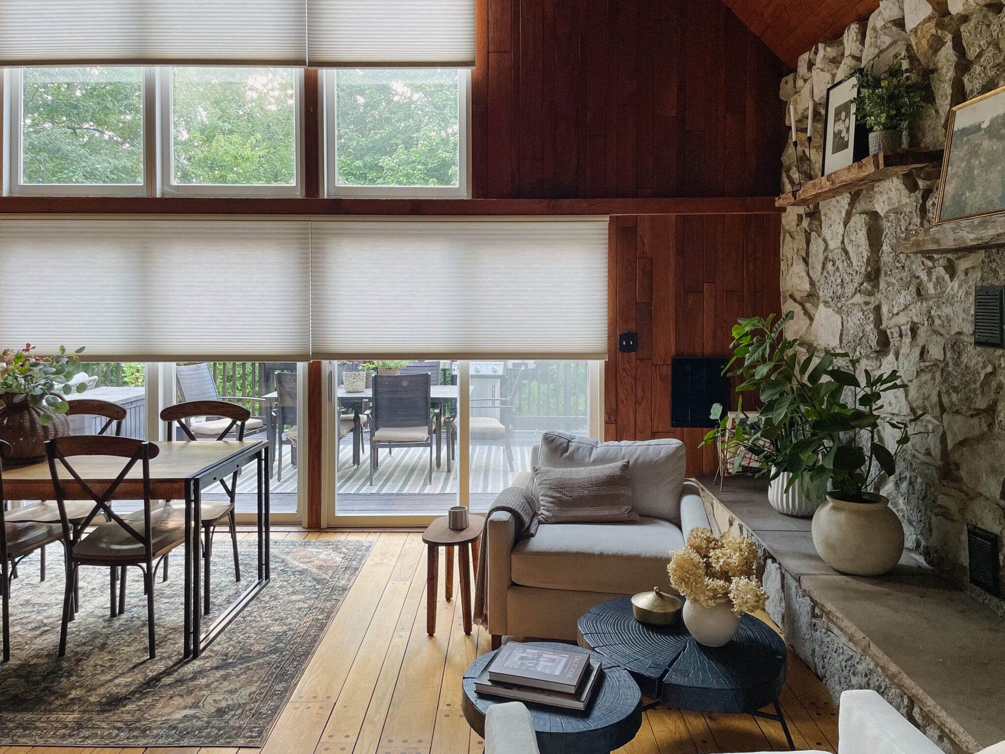 Cellular Shades: Adding a Soft Touch To a Rustic Room